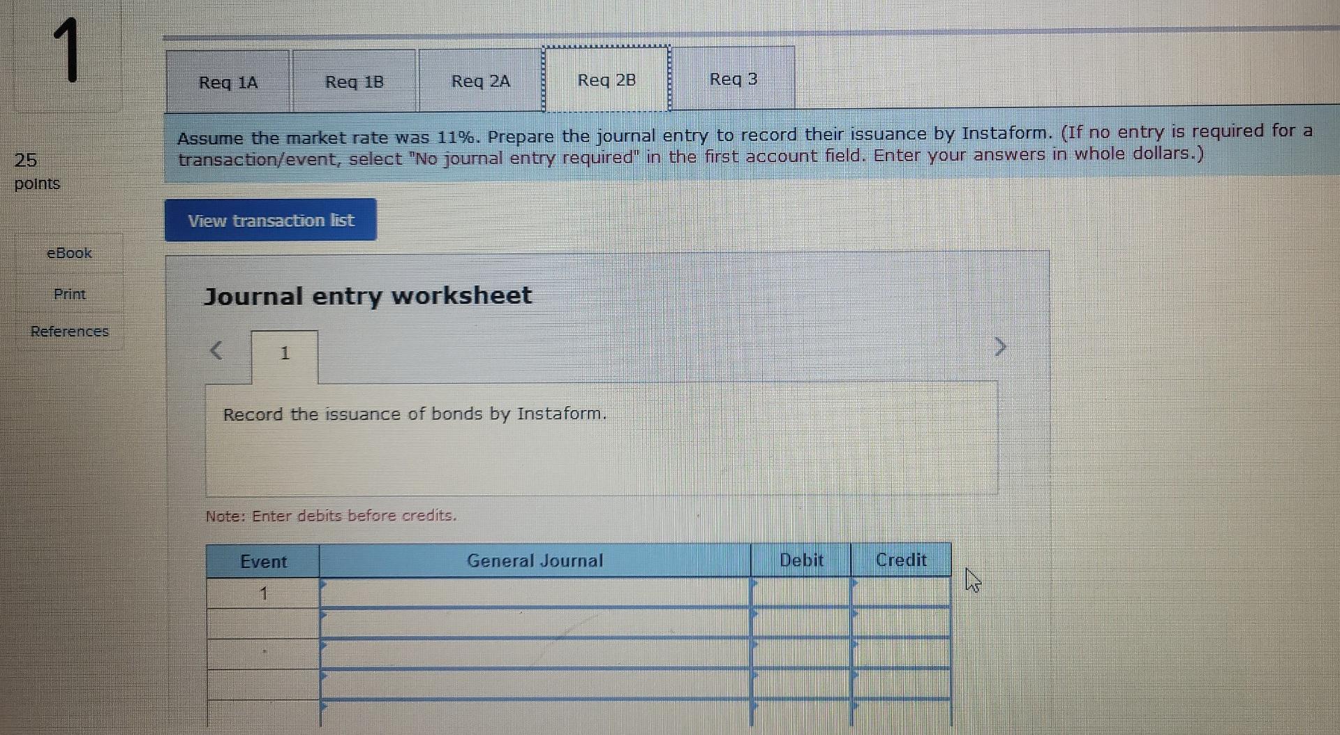 Solved 1 On January 1, 2021, Instaform, Inc., issued 12% | Chegg.com
