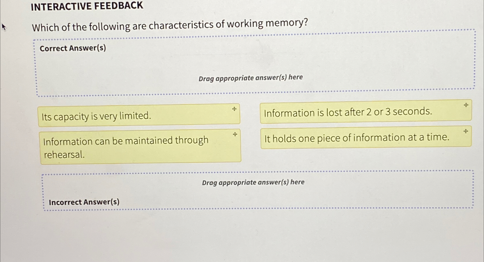 Solved INTERACTIVE FEEDBACKWhich of the following are | Chegg.com