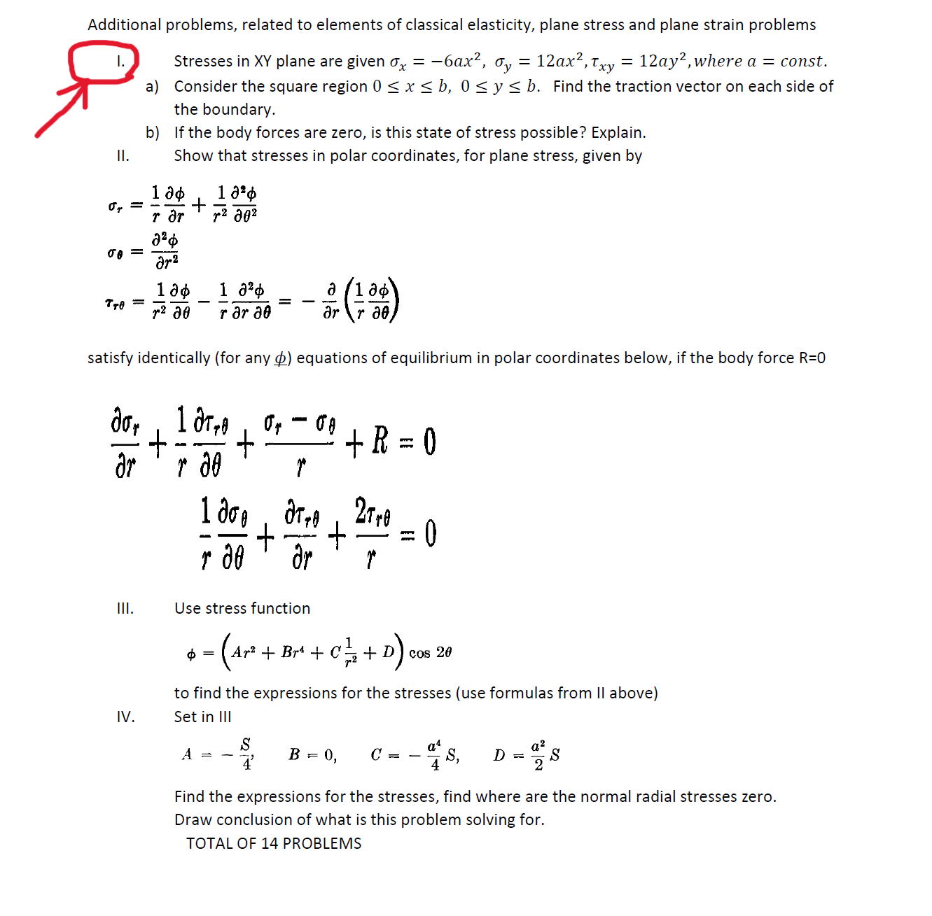 Additional problems, related to elements of classical | Chegg.com