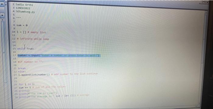 Solved python program solving in Jgrasp my one is still not | Chegg.com