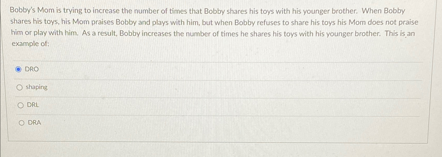 Solved Bobby's Mom is trying to increase the number of times | Chegg.com