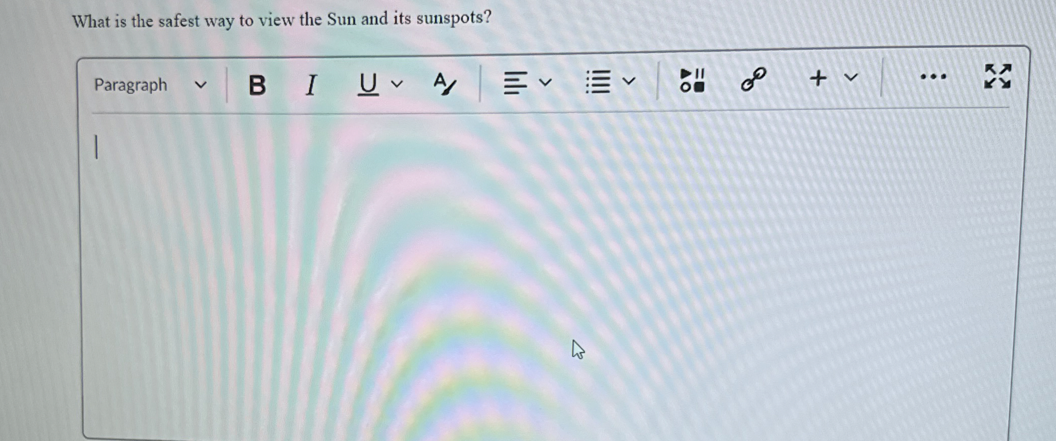 Solved What is the safest way to view the Sun and its | Chegg.com