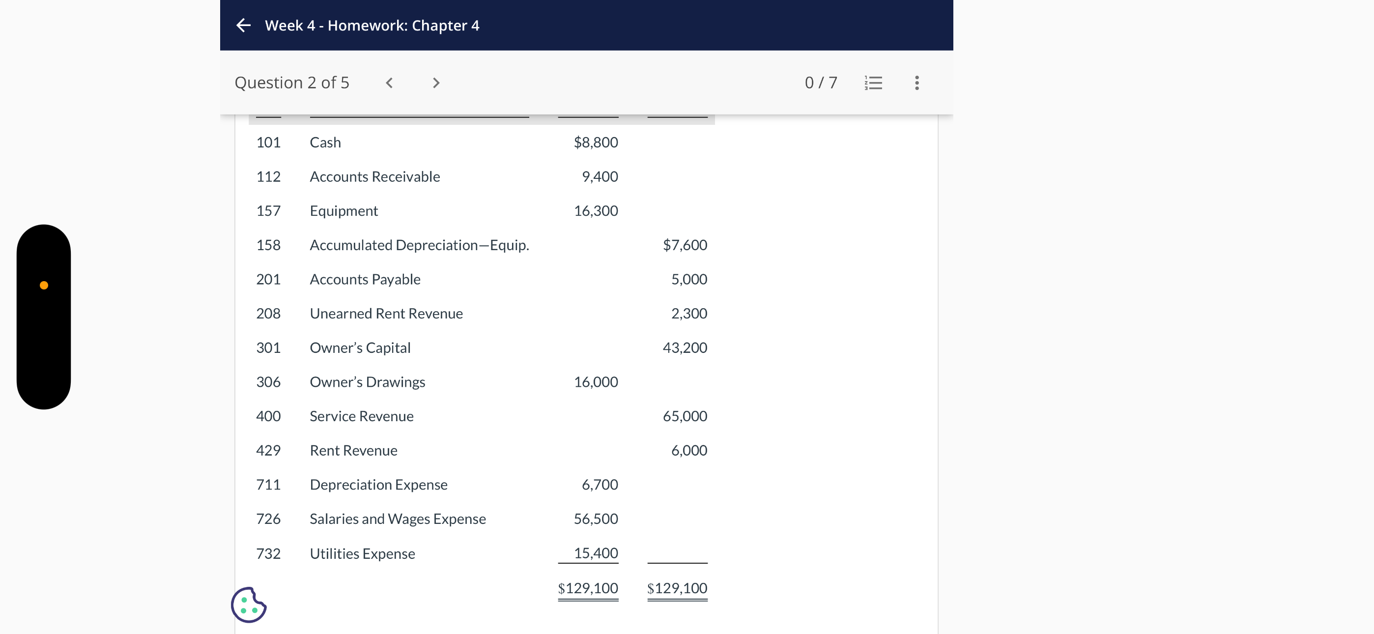 Week 4 - ﻿Homework: Chapter 4 ﻿Question 2 ﻿of | Chegg.com