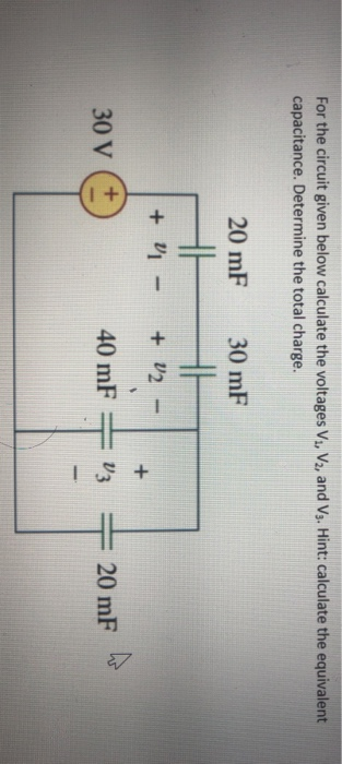 Solved For the circuit given below calculate the voltages | Chegg.com