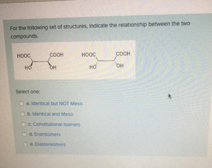 Solved For the following set of structures, indicate the | Chegg.com