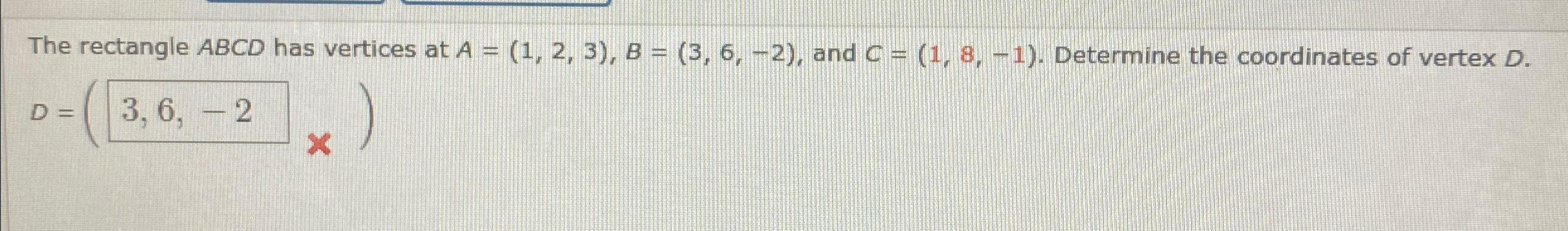 The rectangle ABCD has vertices at | Chegg.com