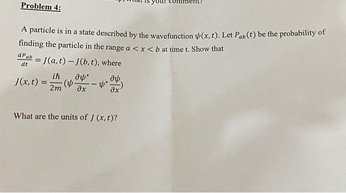 Solved A particle is in a state described by the | Chegg.com