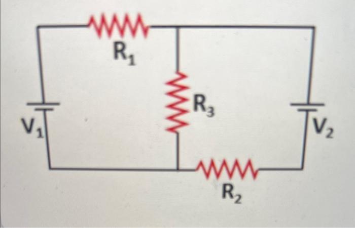 Solved Find the current in R3 Resistor(V1=11V, V2=22V, | Chegg.com