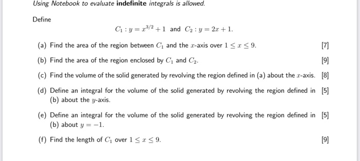 Solved Using Notebook to evaluate indefinite integrals is | Chegg.com