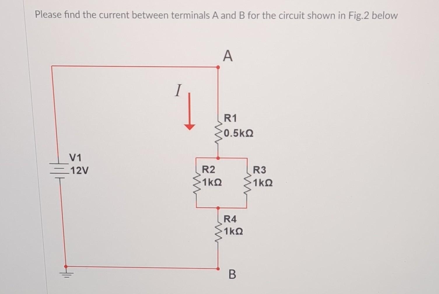 Solved Please find the current between terminals A and B for | Chegg.com