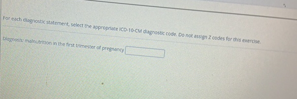 Solved For each diagnostic statement, select the appropriate | Chegg.com