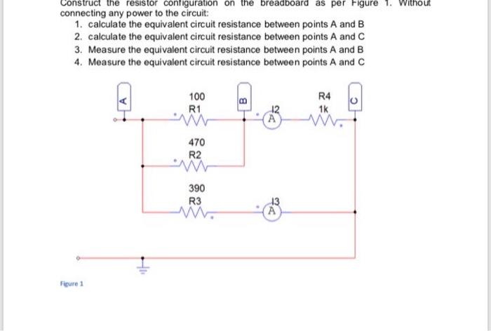 Solved Construct the resistor configuration on the | Chegg.com