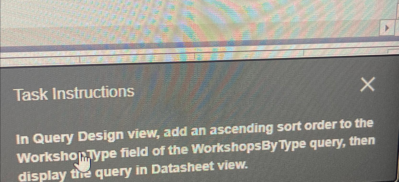 Solved In query design Task InstructionsIn Query Design | Chegg.com Solved In query design Task InstructionsIn Query Design | Chegg.com