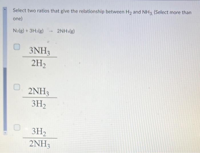 Solved Select two ratios that give the relationship between | Chegg.com