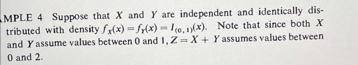 Solved Suppose that X and Y are independent and identically | Chegg.com