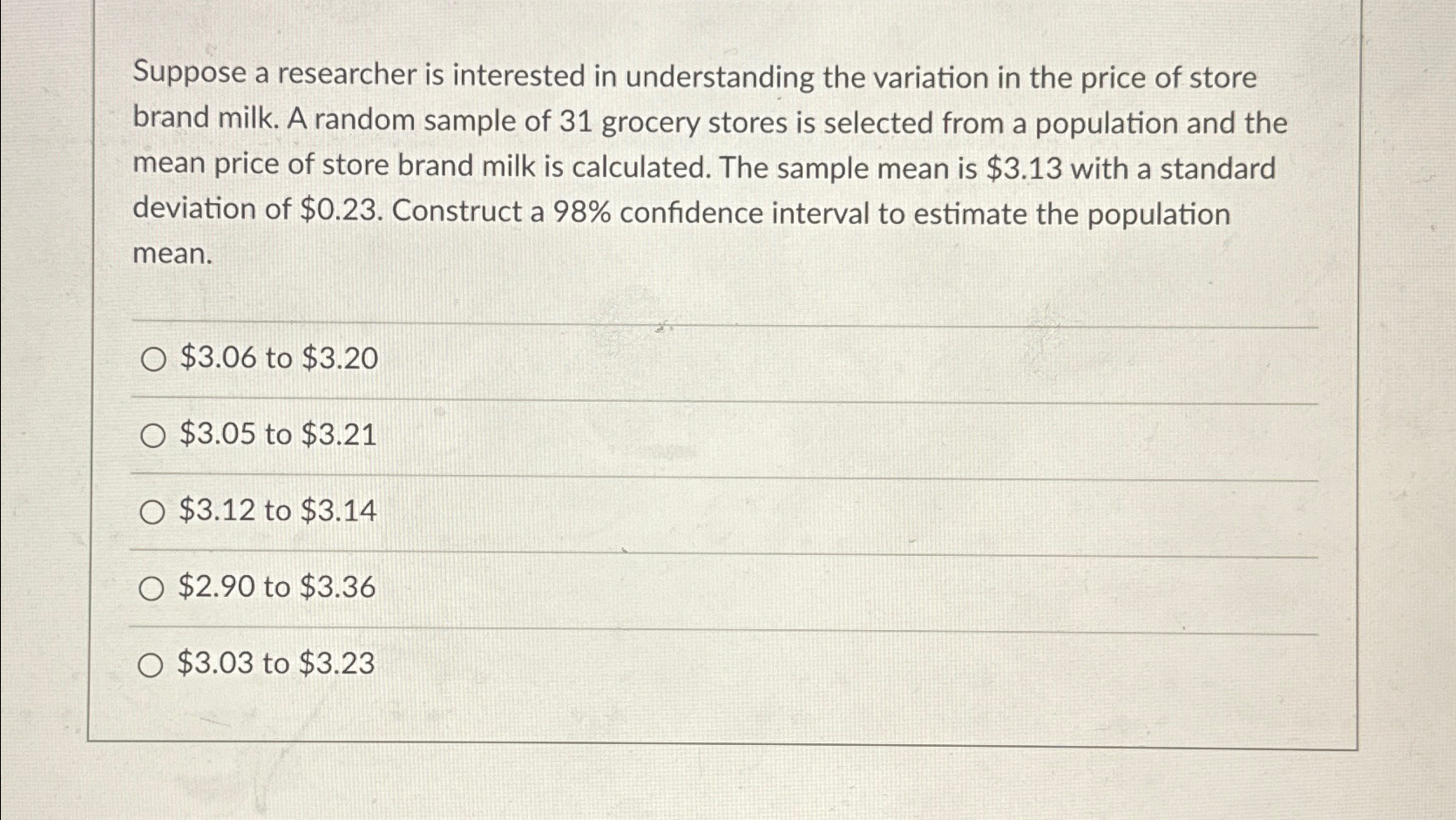 Solved Suppose a researcher is interested in understanding | Chegg.com