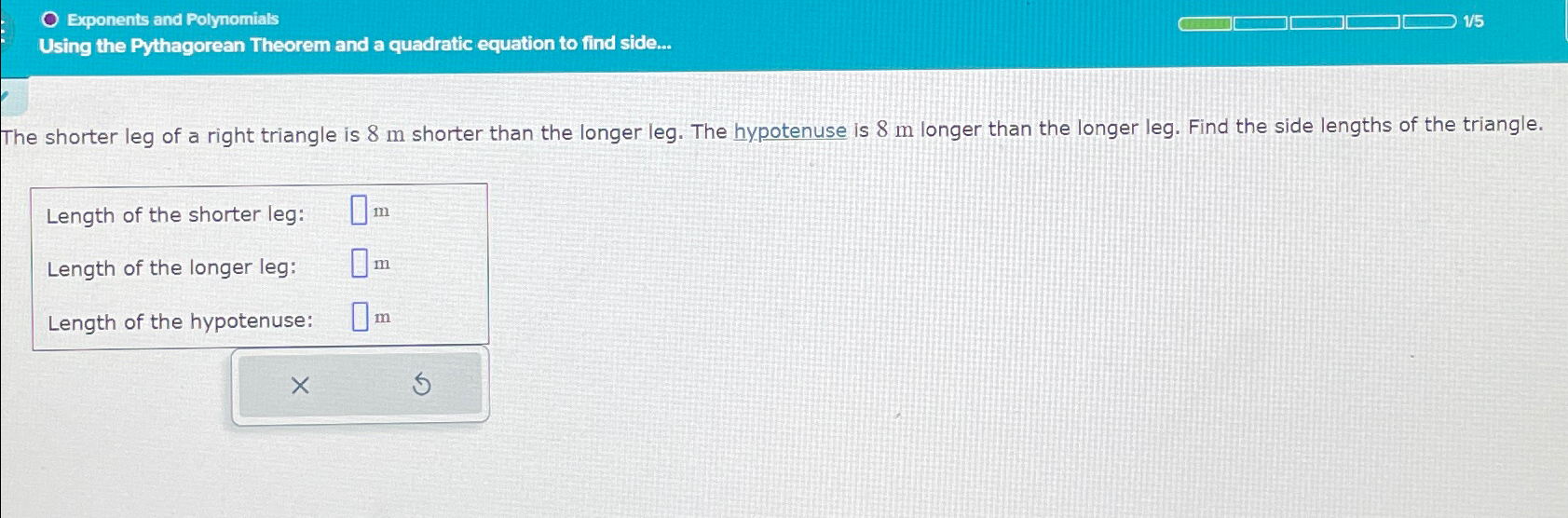 Solved Exponents and Polynomials15Using the Pythagorean | Chegg.com