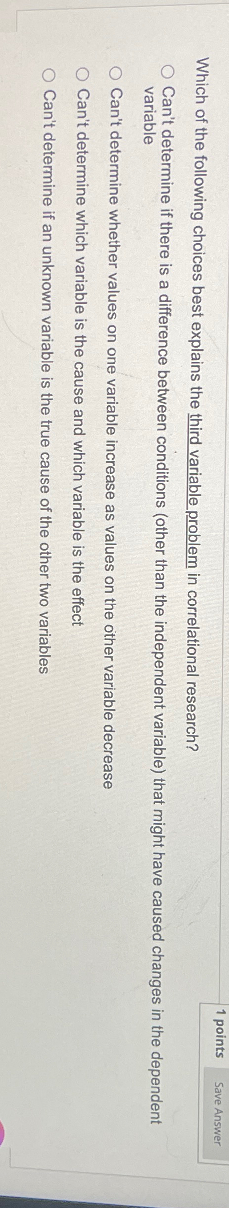 Solved Which of the following choices best explains the | Chegg.com