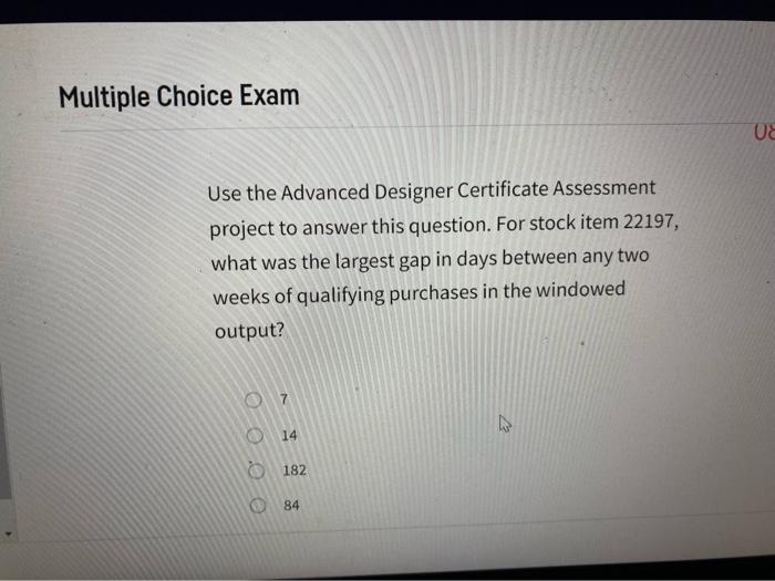 Solved For stock item 22197 what was the largest gap in | Chegg.com