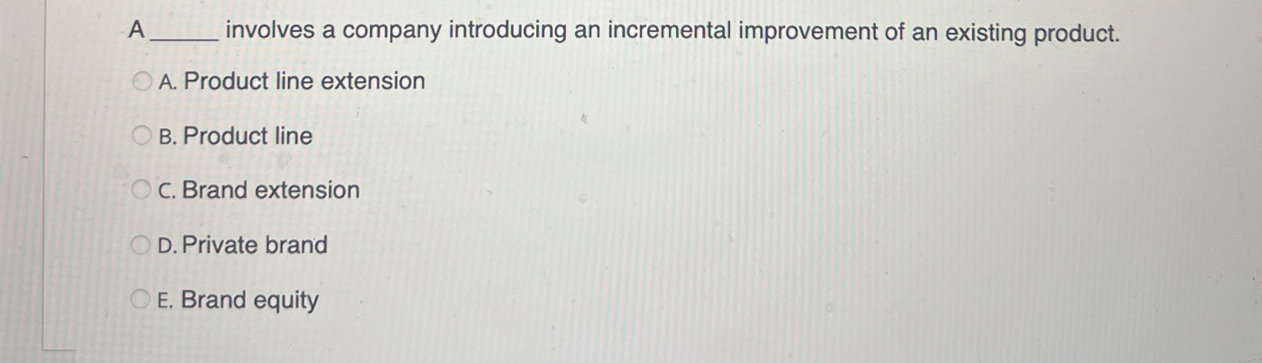 Solved A q, ﻿involves a company introducing an incremental | Chegg.com