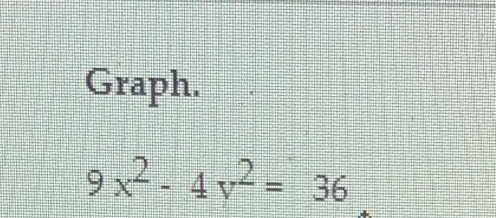 Solved Graph. 9x2.4v2 - 36 | Chegg.com