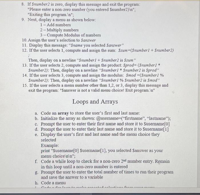 Solved Write Pseudocode To Show The Flow Of Your Program 0397