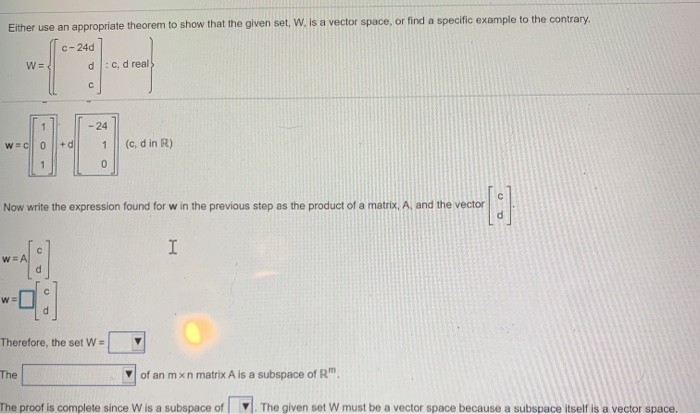 Solved Either use an appropriate theorem to show that the | Chegg.com