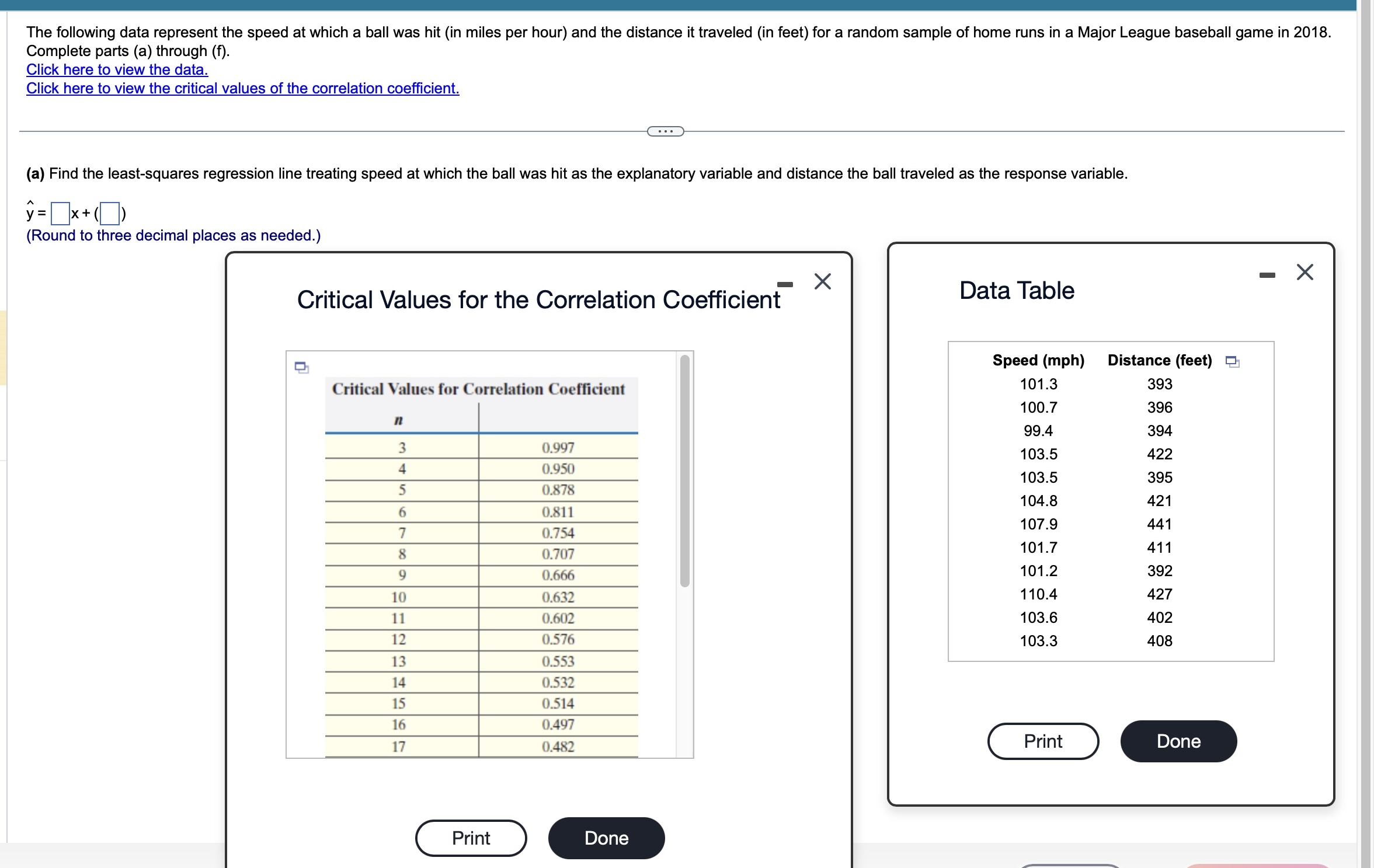 Solved Complete parts (a) ﻿through (f).Click here to view | Chegg.com