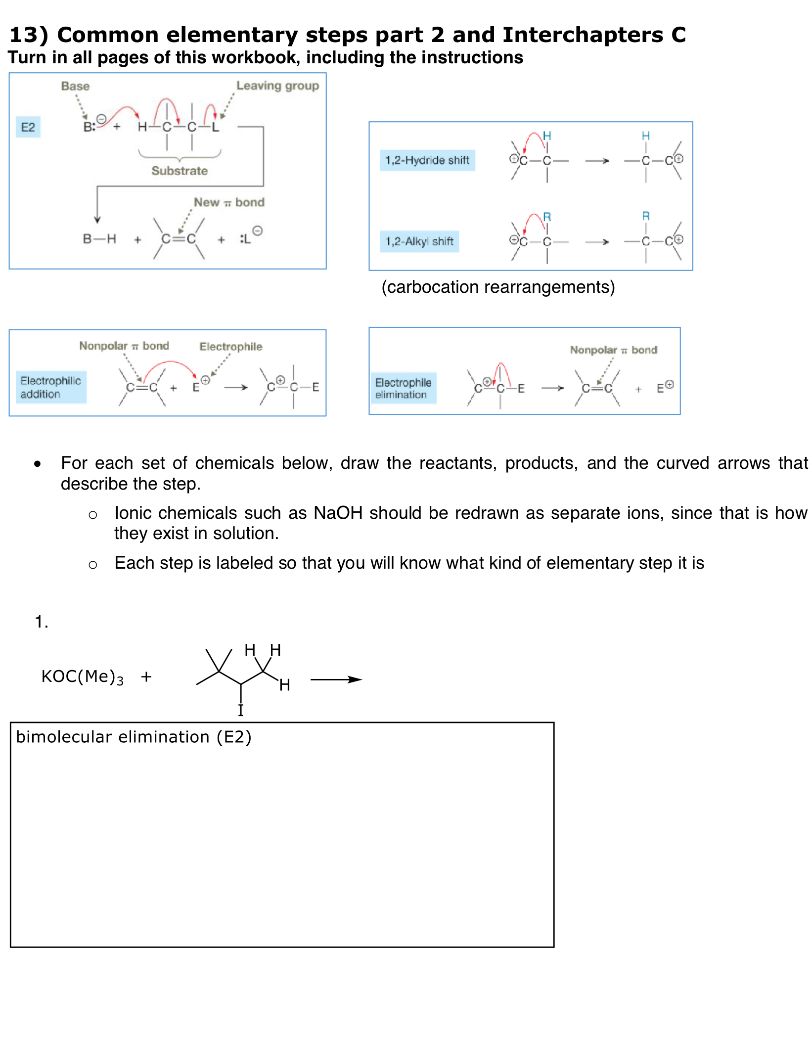 Solved Common elementary steps part 2 ﻿and Interchapters | Chegg.com