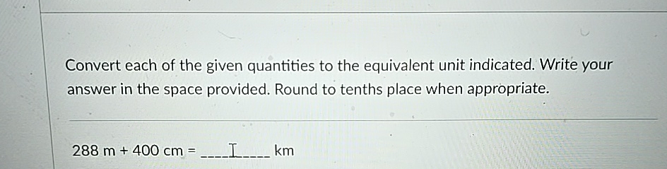 Solved Convert each of the given quantities to the | Chegg.com