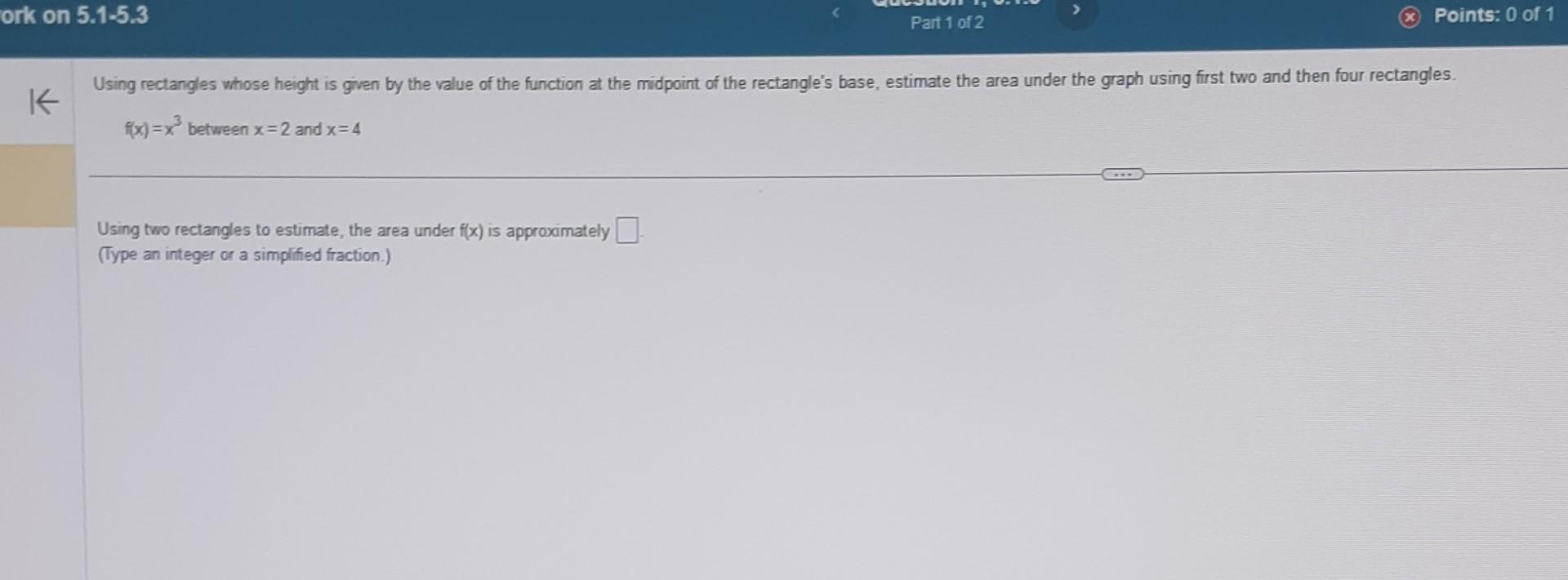 Solved Using rectangles whose height is given by the value | Chegg.com