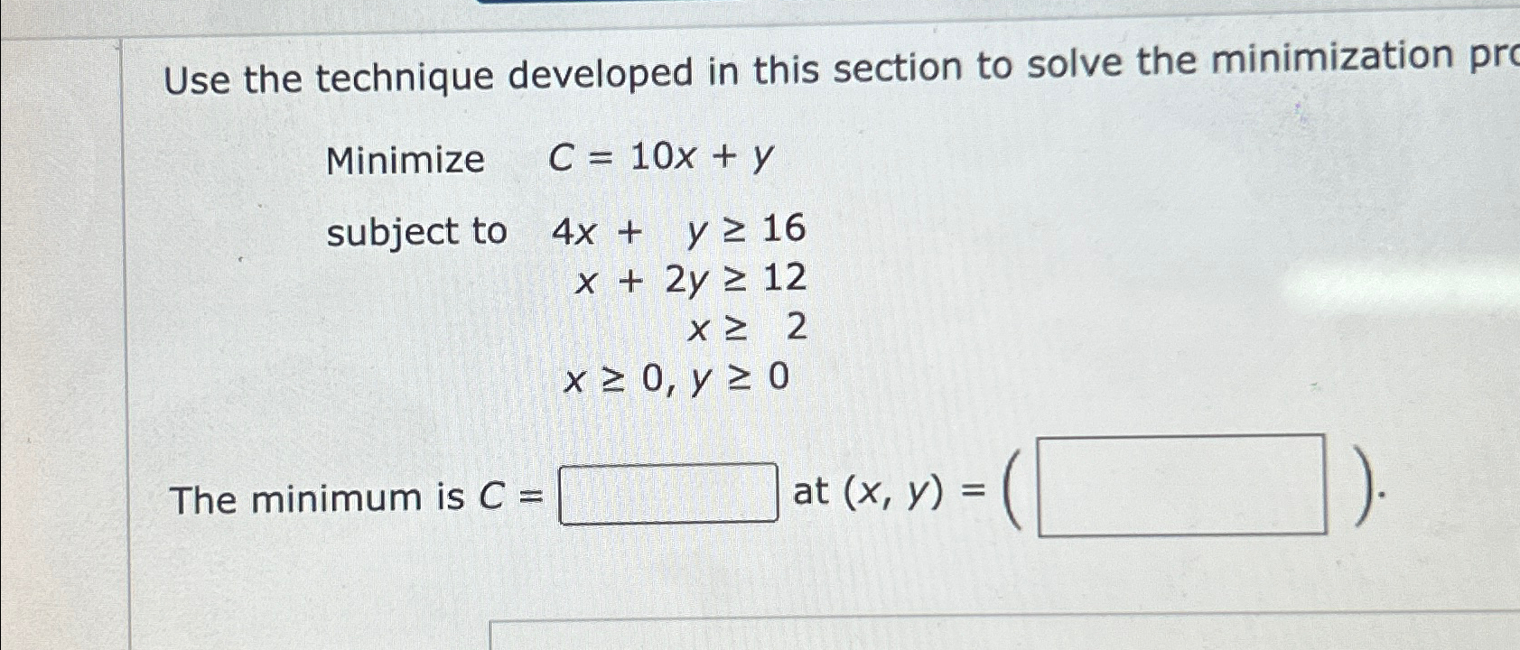 Solved Use the technique developed in this section to solve | Chegg.com