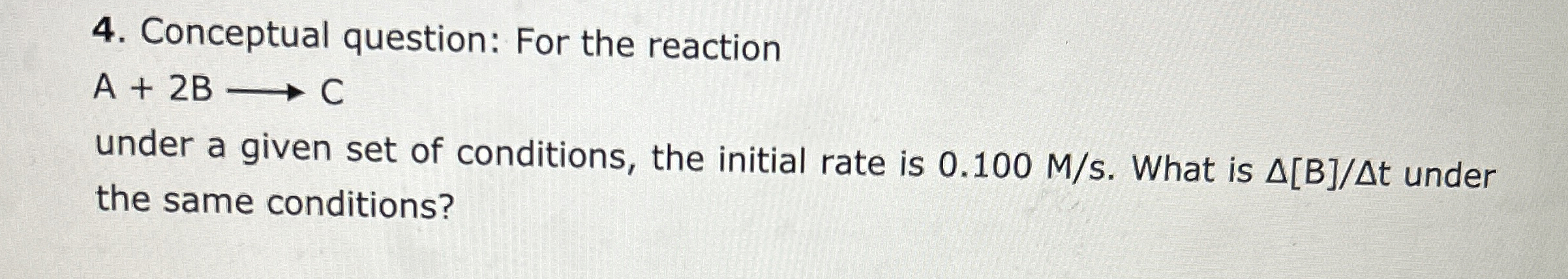 Solved Conceptual question: For the | Chegg.com