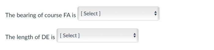 Solved Given the tabulated data for a closed traverse:The | Chegg.com