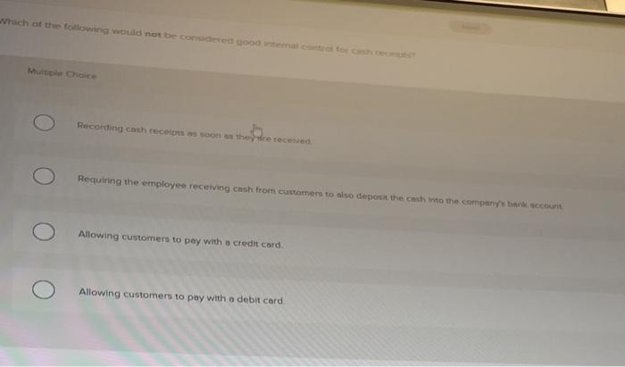 Solved Miniple Gioice Requiring The Employes Receiving Coth