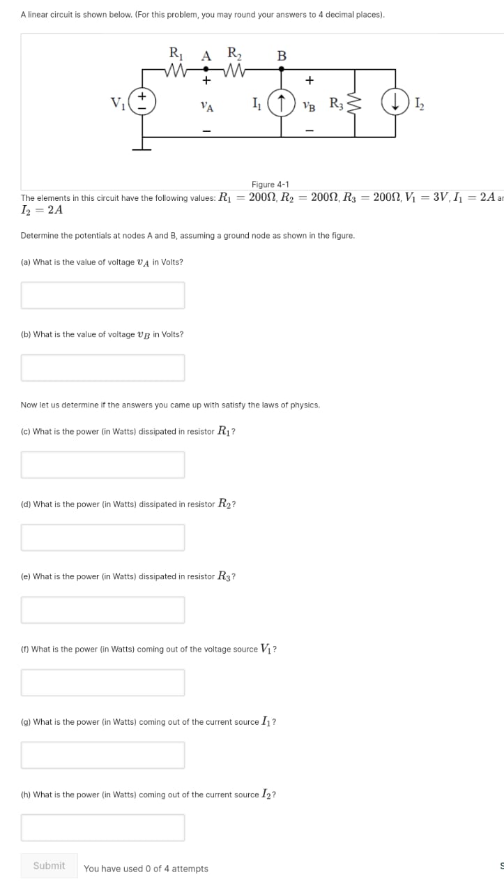 Solved The elements in this circuit have the following | Chegg.com