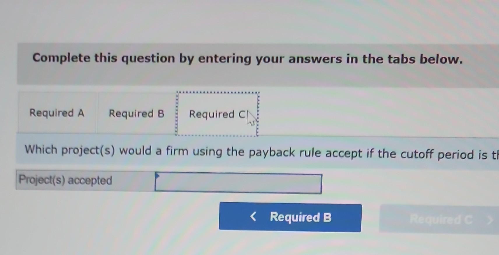 Solved Consider the following projects: a. If the | Chegg.com