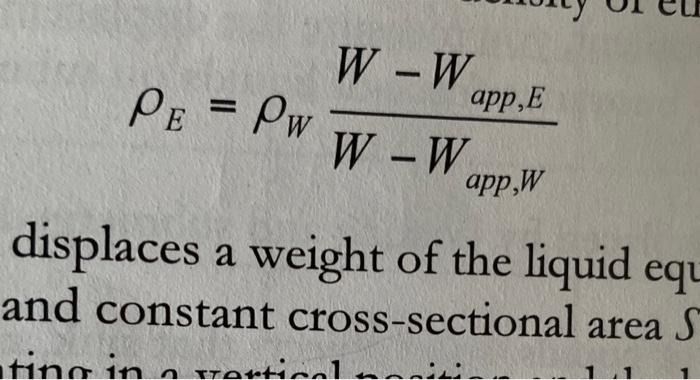Solved Part A: Testing Archimedes' Law Dart B: Calculating | Chegg.com Solved Part A: Testing Archimedes' Law Dart B: Calculating | Chegg.com