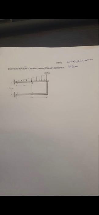 and draw the M,N,V diagram | Chegg.com