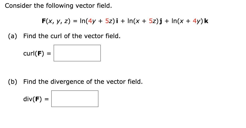 Solved Consider the following vector | Chegg.com