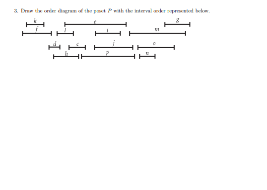 Solved 3. ﻿Draw the order diagram of the poset P with the | Chegg.com