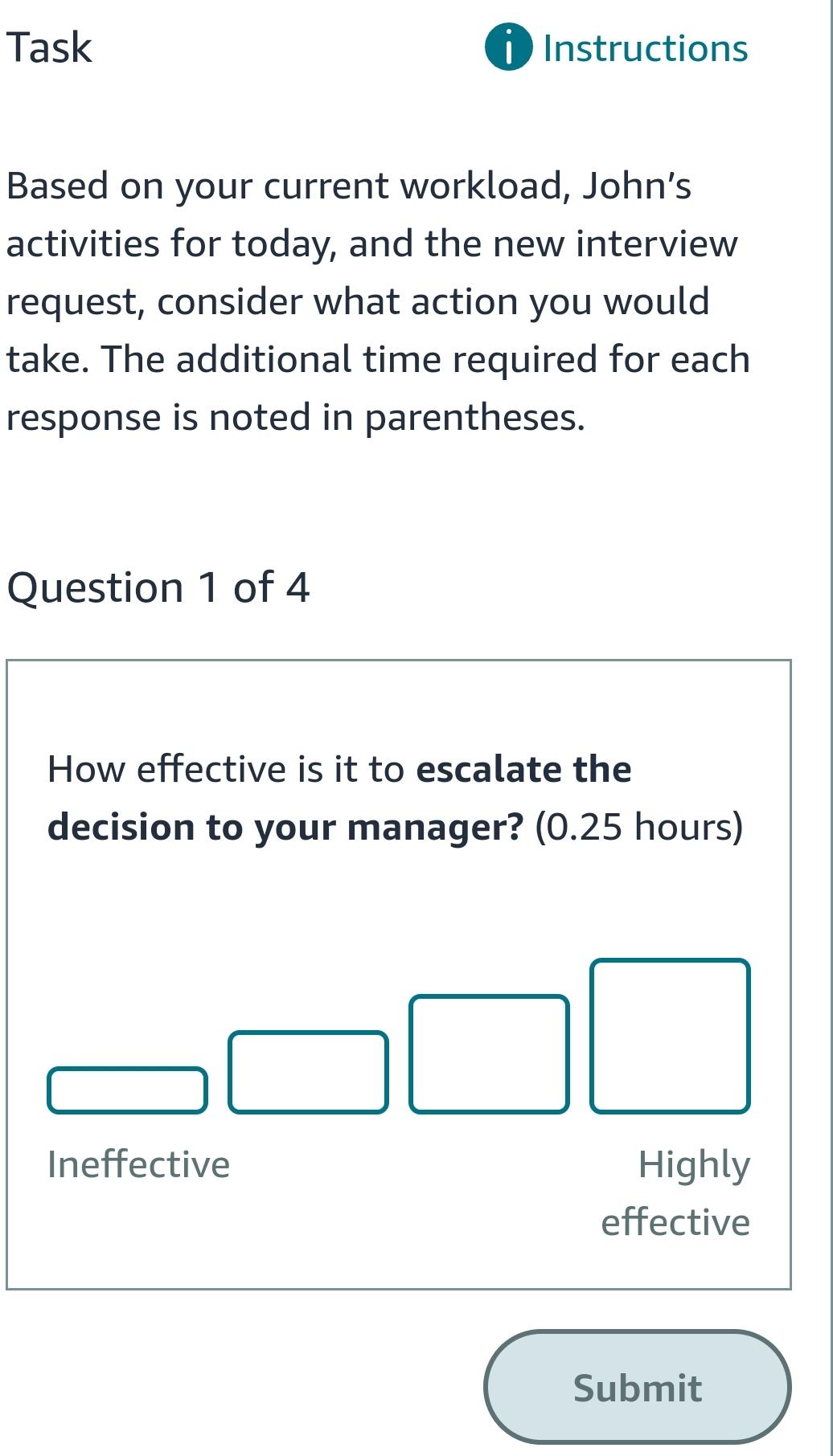 Solved TaskInstructionsBased on your current workload, | Chegg.com