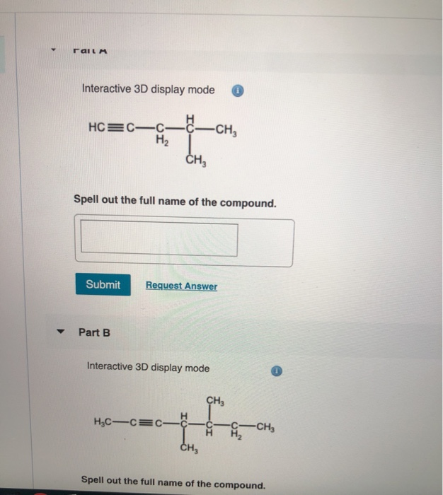 Solved raiLM Interactive 3D display mode -CH HC CC- H2 CH | Chegg.com