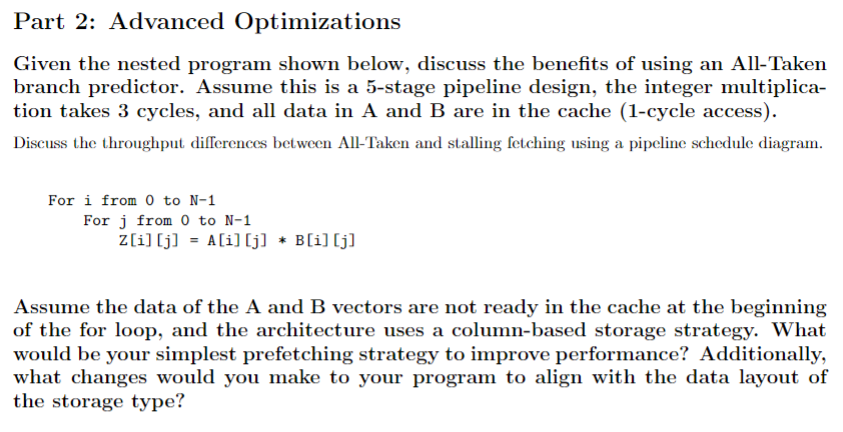 Solved Discuss the throughput differences between All-Taken | Chegg.com