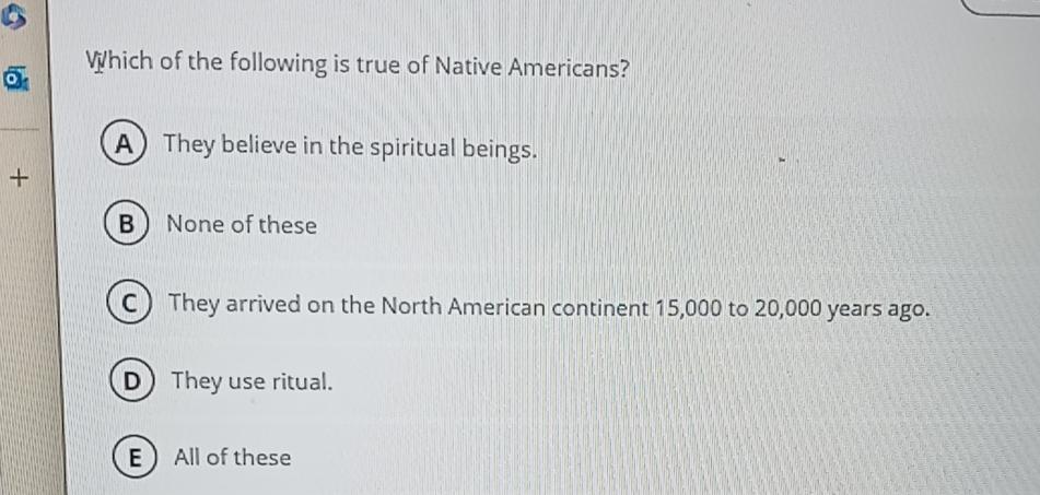 Solved Which of the following is true of Native | Chegg.com