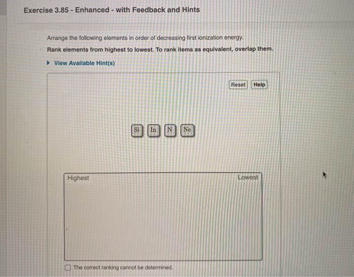 Solved Exercise 3.85 - Enhanced - with Feedback and Hints | Chegg.com