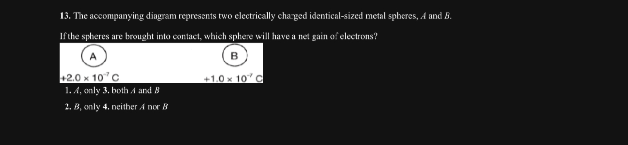 Solved The accompanying diagram represents two electrically | Chegg.com