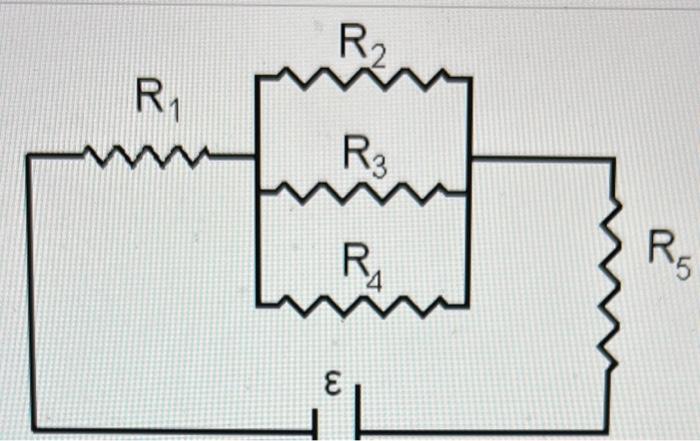 Solved (10\%) Problem 4: A circuit consisting of 5 resistors | Chegg.com