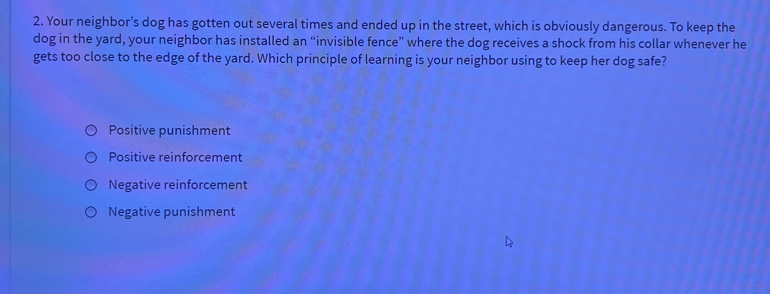 Solved Your neighbor's dog has gotten out several times and | Chegg.com