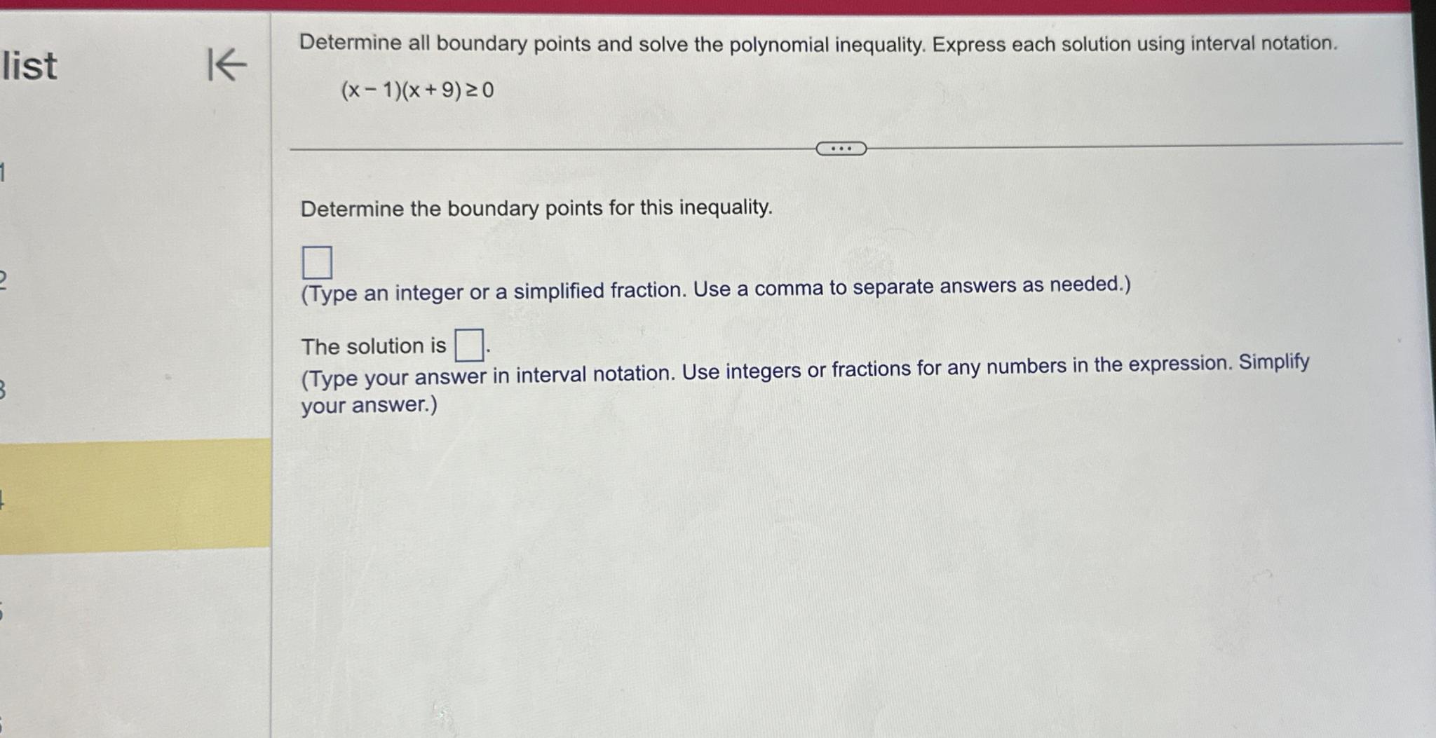 Solved Determine all boundary points and solve the | Chegg.com